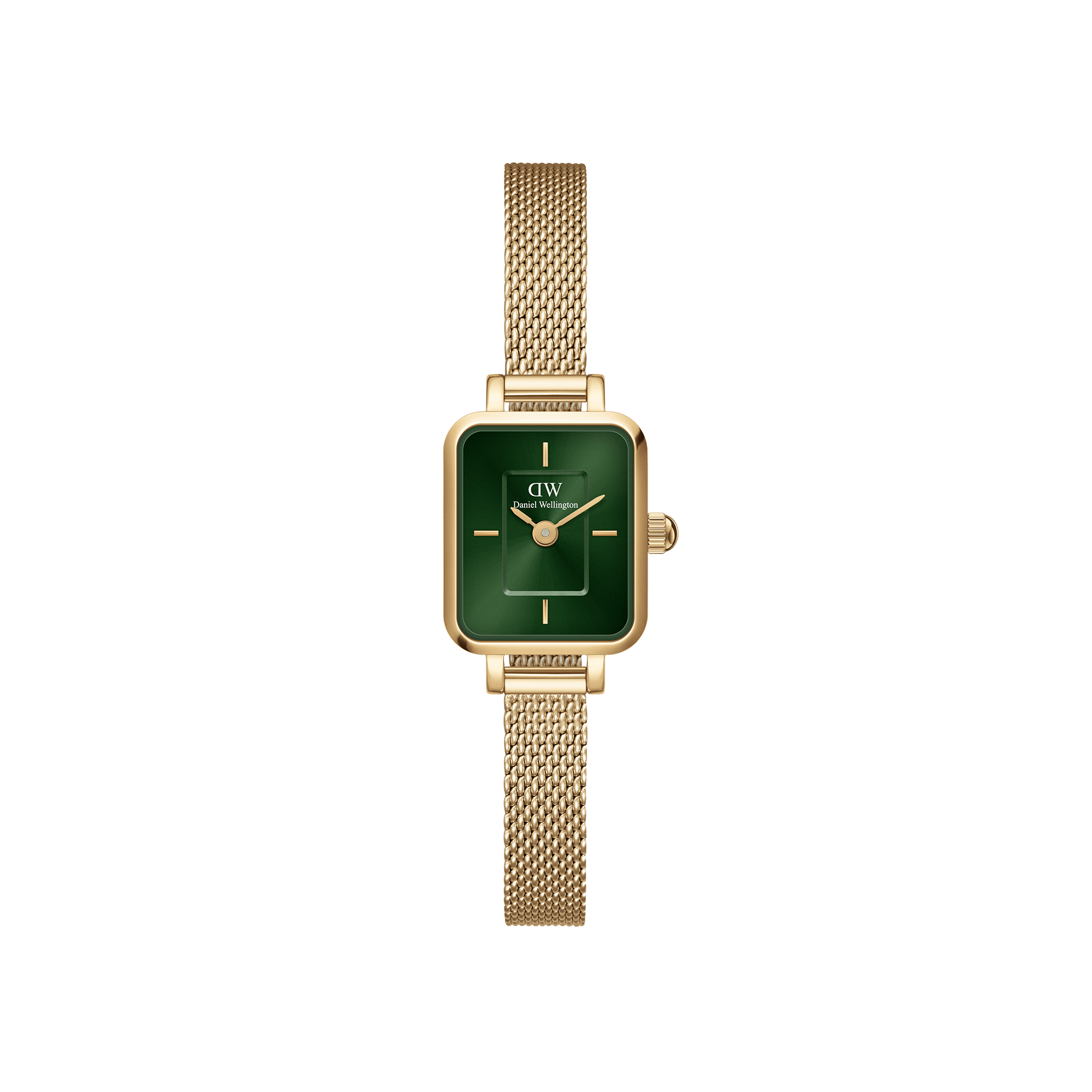 Quadro mini-emerald square dial watch for women | DW