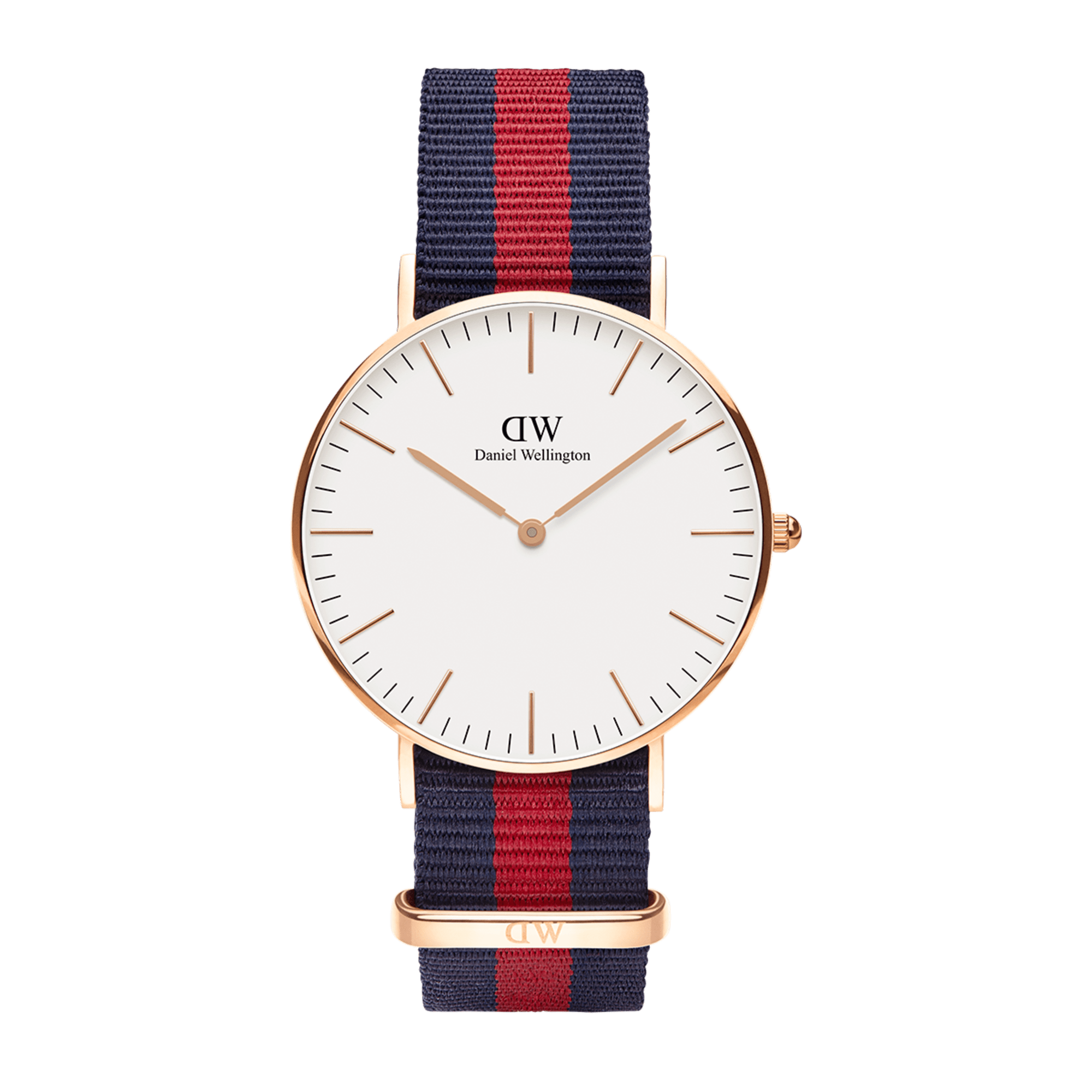 Oxford - Men's watch in rose gold with NATO band 40mm | DW